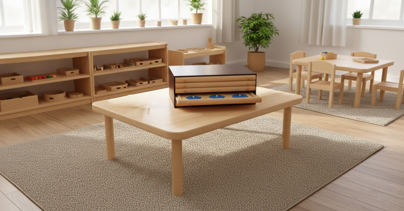 The Montessori Geometric Cabinet Explained